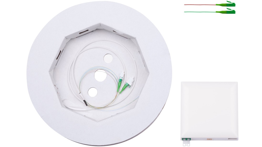 Netcom AG | Mini bobines FTTH avec prises